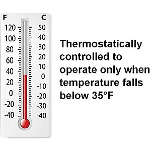 Farm Innovators Model HP-125 Heated Base For Metal Poultry Founts, 125-Watt