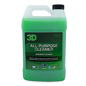 3D All Purpose Cleaner for Car, Home & Office Use - Multi Surface Cleaner Refill 1 Gallon