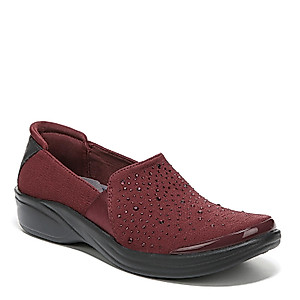 BZees Womens Poppyseed Slip-On Windsor Red 9.5 M