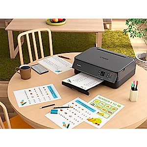 Canon Wireless Pixma Inkjet All in One Printer with Scanner - High Resolution Fast Speed Printing Compact Size Up to 4800x1200 DPI Color Resolution, Bonus Set of NeeGo Ink and 6 Ft Printer Cable