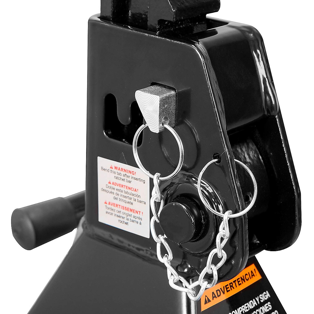 BIG RED AT46002ABR Torin Double Locking Steel Jack Stands, 2 Pack, 6 Ton (12,000 lb), Black