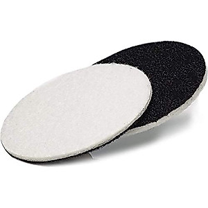 GLASS POLISH 11007 GP-PRO Felt Polishing Pads for Polishing Glass, Plastic, Metal, Marble - Ø 3 inch - Pack of 10