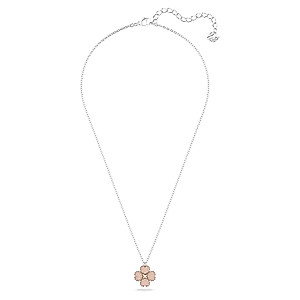 SWAROVSKI Latisha Pendant, Flower, Pink, Mixed metal finish