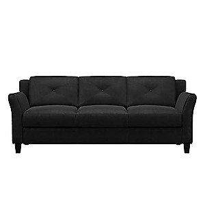 Lifestyle Solutions Harrington Sofa, Black