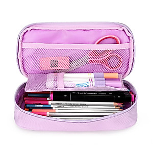 STEAMEDBUN Pencil Pouch for Teen Girls and Adult, Cute Aesthetic Pencil Case for School Office,Pencil Bag Ita Bag with Insert