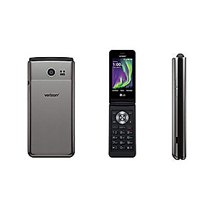 LG - Exalt 4G LTE VN220 with 8GB Memory Cell Phone - Silver (Verizon) (Renewed)
