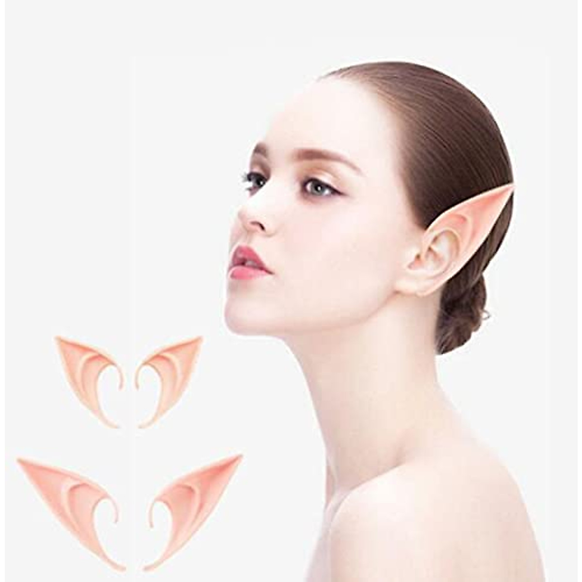 LYW 4 Pair Elf Ears Cosplay For Halloween Christmas Cosplay Accessories