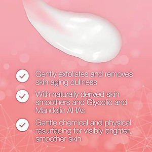 Neutrogena Bright Boost Resurfacing Facial Exfoliator with Glycolic and Mandelic AHAs Gentle Skin Resurfacing Face Cleanser for Bright Smooth Skin, Micro Polish, 2.6 Fl Oz