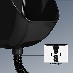 Düvkori® Plastic Urinals For Men,Black,Urinals For Men,Urinal,Male Urinal,Urinals,Outdoor Toilet,Mens Urinal,Urinal For Men,Waterless Urinal,Urine Diverter,Urinals For Men Bathroom,Urinals Large