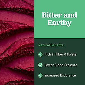 Sun Bay Foods Superfood Beetroot Powder with Fibers, Vitamins and Minerals - USDA Organic Non-GMO - 4 oz.