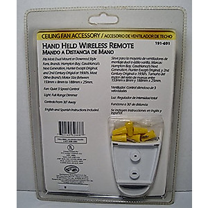 Hampton Bay Portable Ceiling Fan Remote Control