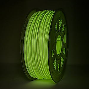 Gizmo Dorks 3mm (2.85mm) PLA Filament 1kg / 2.2lb for 3D Printers, Glow in The Dark