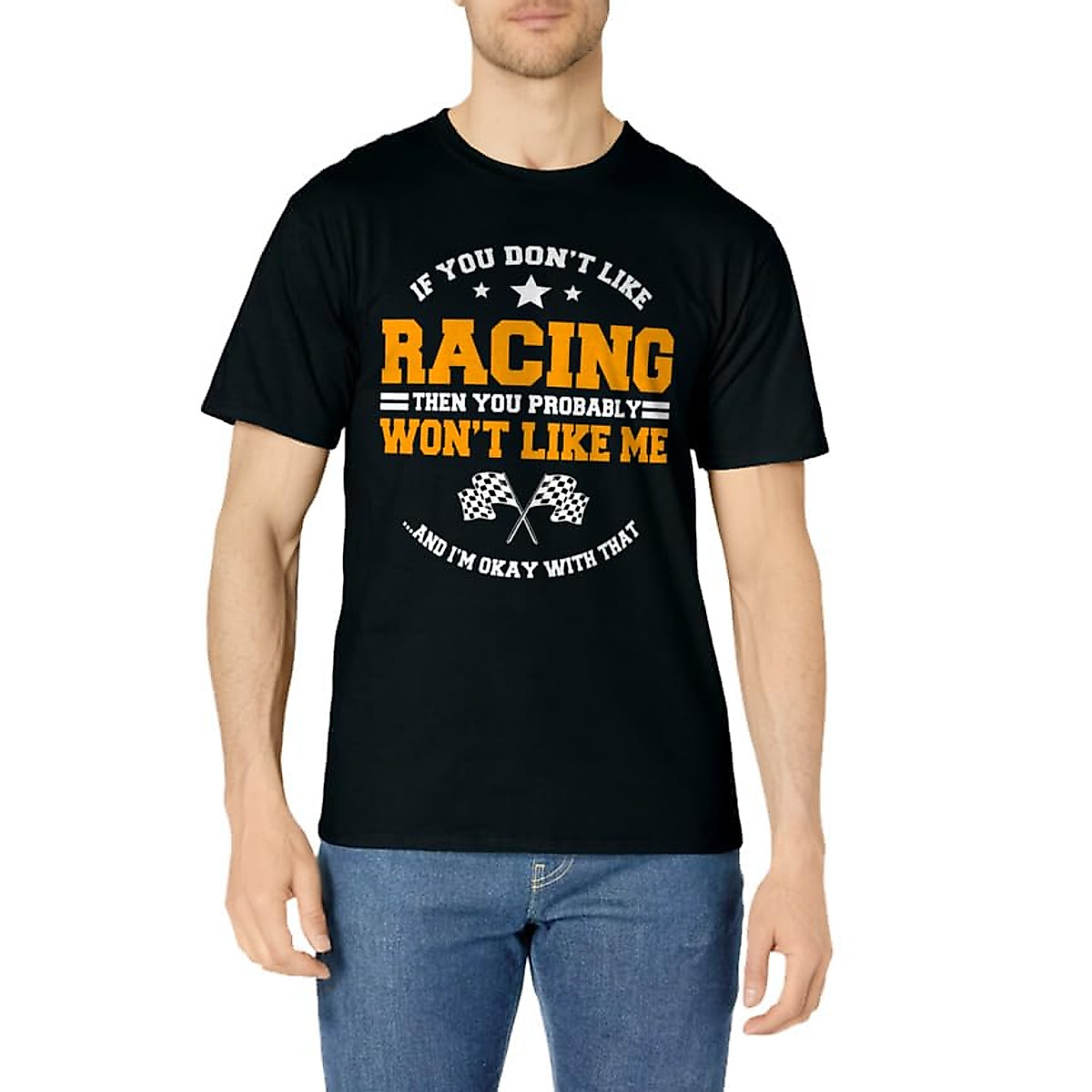 Dirt Track Racing Automobile MX Motocross Race Car Racers T-Shirt