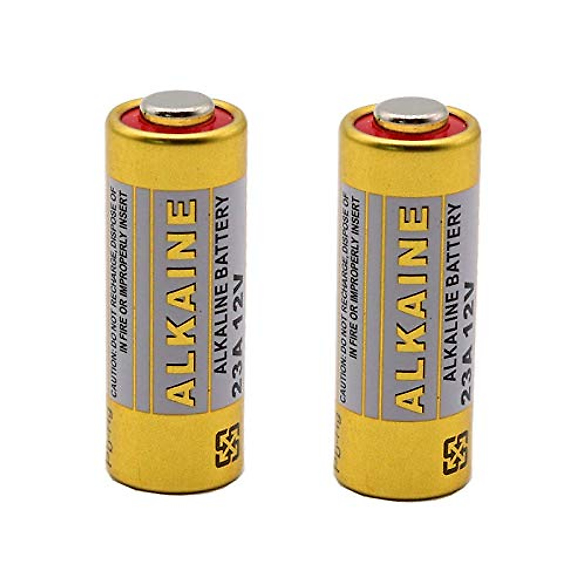 Cotchear A23 12V Alkaline Battery 23A 12 Volt A23 E23A MN21 Replacement Batteries 0% Hg (5Pcs)