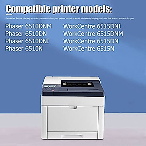 DRAWN 6510/6515 Black Drum Unit 1 Pack 108R01420 Drum Cartridge Replacement for Xerox Phaser 6510DNM 6510DN 6510DNI 6510N WorkCentre 6515DNI 6515DNM 6515DN 6515N Printer