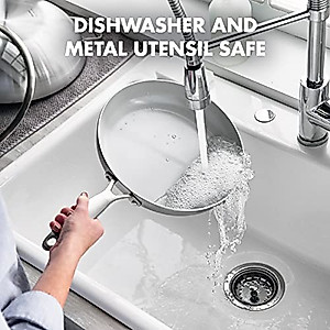 GreenPan Venice Pro Tri-Ply Stainless Steel Healthy Ceramic Nonstick, 8" 9.5" & 11" 3 Piece Frying Pan Skillet Set, PFAS-Free, Multi Clad, Induction, Dishwasher Safe, Oven & Broiler Safe