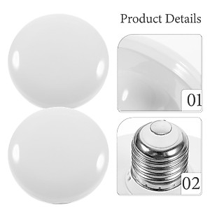 iplusmile LED Light Bulb 24W E27, 4inch UFO LED Lamp Incandescent Equivalent, Flat High Power for Home Tent Garage Front Door Stairs Hallway, E27 Bulb Base UFO LED Light