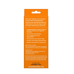 ThunderEssence Dog Calming Essential Oils, 0.5 FL OZ Drop