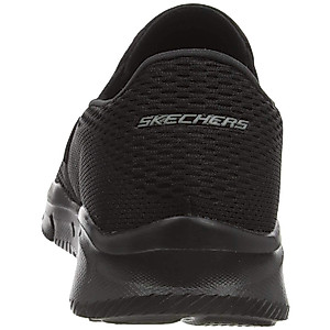 Skechers mens Equalizer Double Play Slip On Loafer, Black, 11.5 Wide US