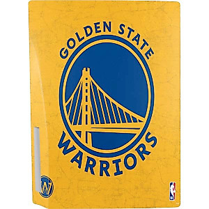 Skinit Decal Gaming Skin Compatible with PS5 Console - Officially Licensed NBA Golden State Warriors Distressed Design