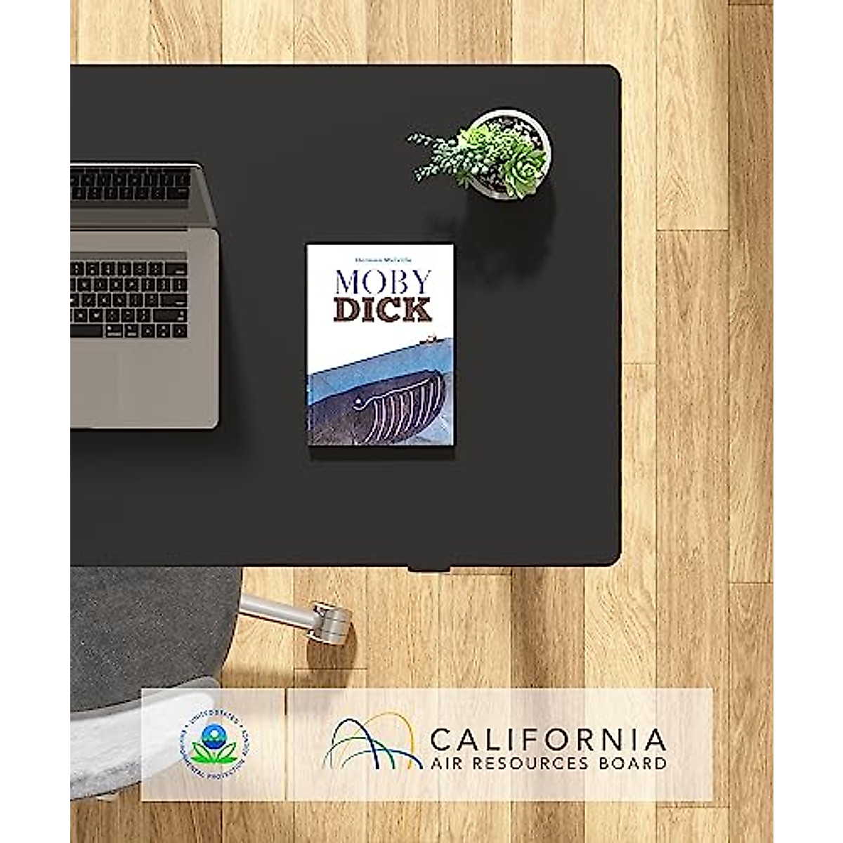 FLEXISPOT Standing Desk 48 x 30 Inches Height Adjustable Electric Sit Stand Home Office Desks Whole Piece Desk Board (Black Frame + Black top,2 Packages)