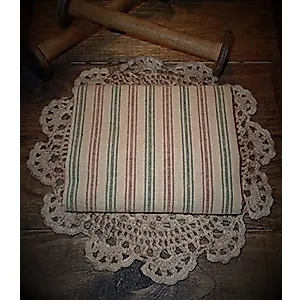 Primitive Homespun Fabric~Christmas Spruce~Farmhouse Rustic Fabric~ (Strips (50) 1" x 18") (Jelly Roll (15) 2.5” x 44”)