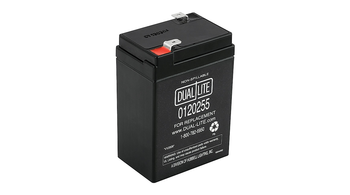 Dual-Lite 0120255 6V SLA Battery - 90-Minute Backup