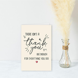 Funny Thank You Card, Thank You Card for Men Women, Thank You Gifts Card for Teacher Boss, Happy Appreciation Card for Him Her
