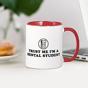 CafePress Trust Me I'm A Dental Student Mug Ceramic Coffee Mug, Tea Cup 11 oz