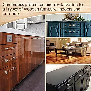 Versatile Furniture Finishing Wax – 100% Natural Chalk Paint Wax for Sealing and Protecting Painted or Raw Wood Surfaces, Easy to Apply, Odor-Free, Eco-Friendly – 3.5 Oz (Includes Wax Tools)