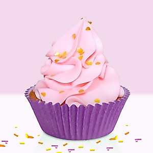 TRUSBER Baking Cups, 100 pieces Standard Size Paper Cupcake Liners Wrappers Nonstick Muffin Molds Baking Cup Holders for Wedding, Birthday, Baby Shower or Holiday Party