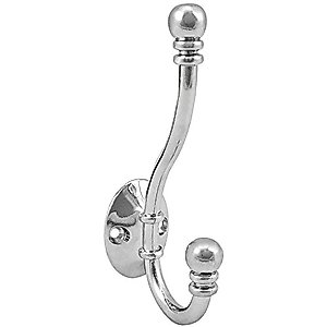 Cosmas 36267CH Polished Chrome Heavy Duty Coat & Hat Hook