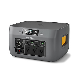 BioLite BaseCharge Rechargeable Lithium-Ion Power Station for Camping, DIY or Emergencies, BaseCharge 1500