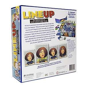 MindWare LineUp – Stimulating Memory Board Game with a Great Playing Time and Comical Crime Mystery Suspense for Ages 8 and Up