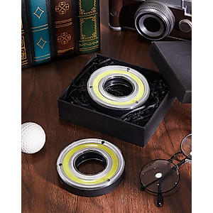 Retisee Golf Hole Lights Glow Golf Hole Led Glowing Golf Hole Lights Golf Hole Putting Green Flags And Poles Putting Green Golf Hole Light Up Cups Glow In The Dark Cups For Night Golf Play (4 Pieces)