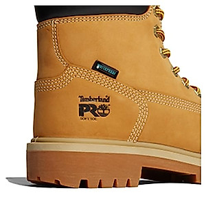 Timberland PRO Women's Direct Attach 6 Inch Soft Toe Insulated Waterproof Industrial Work Boot, Wheat, 9 Wide