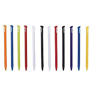 12Pcs/lot Game Screen Touch Stylus Video Games Touch Pen Plastic Touchpen Colorful for Nintendo New 3DS