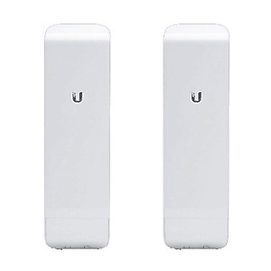 Ubiquiti NSM5 Bundle of 2 NanoStation M5 5GHz Outdoor airMAX CPE 150+Mbps 15+km