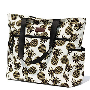 VAVAER Gym Tote Bag Large Beach Bags Water Resistant Totes for Women Lightweight Travel Tote Bag with Zipper