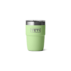 YETI Rambler 8 oz Stackable Cup, Stainless Steel, Vacuum Insulated Espresso Cup with MagSlider Lid, Key Lime