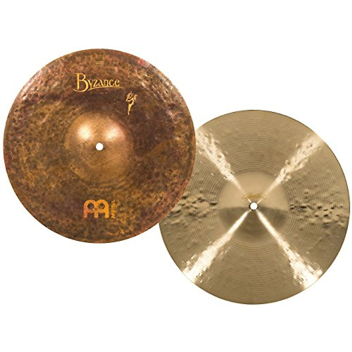 Meinl Cymbals BV-480+B16TRC Byzance Vintage Series Benny Greb Sand Cymbal Box Set Pack with FREE 16-Inch Trash Crash (VIDEO)