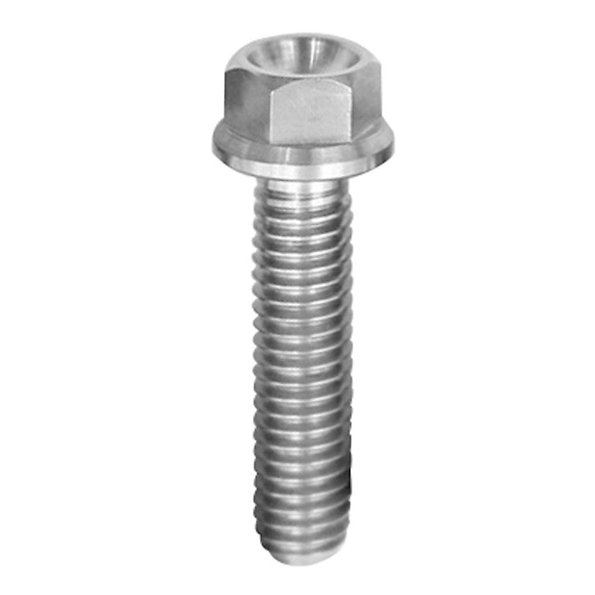 menolana M6x10-65mm Hex Head Flange Screws Flange Head 1.0 Mm Thread Pitch - M6 x 25
