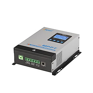 MPPT Solar Charge Controller 60A 12V 24V 36V 48V Battery System Auto,Max Input 150V PV Solar Panel Regulator for AGM Sealed Gel Flooded Lithium Battery