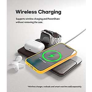 GOOSPERY Pearl Jelly Compatible with iPhone 13 Mini Case, Vivid Color with Light Shimmer Jewel Effects Glitter Sparkles Shine Look Slim Thin TPU Rubber Back Cover (Yellow)