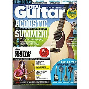 TOTAL GUITAR MAGAZINE, PALY BETTER NOW AUGUST, 2017 ISSUE # 295