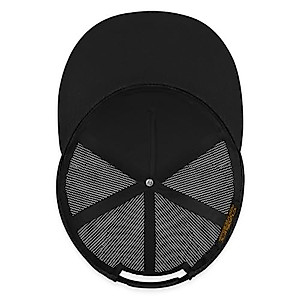 Spreadshirt Custom Trucker Cap Add Your Own Text or Image Personalized Trucker Cap, One Size, Black/Black