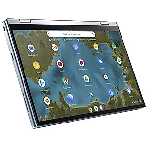 ASUS Chromebook Flip C433 14" FHD Touchscreen 2-in-1 Laptop, Intel Core m3-8100Y up to 3.4GHz, 8GB RAM, 96GB Storage (64GB eMMC + 32GB Flash Drive), 802.11AC WiFi, Backlit Keyboard, Silver, Chrome OS