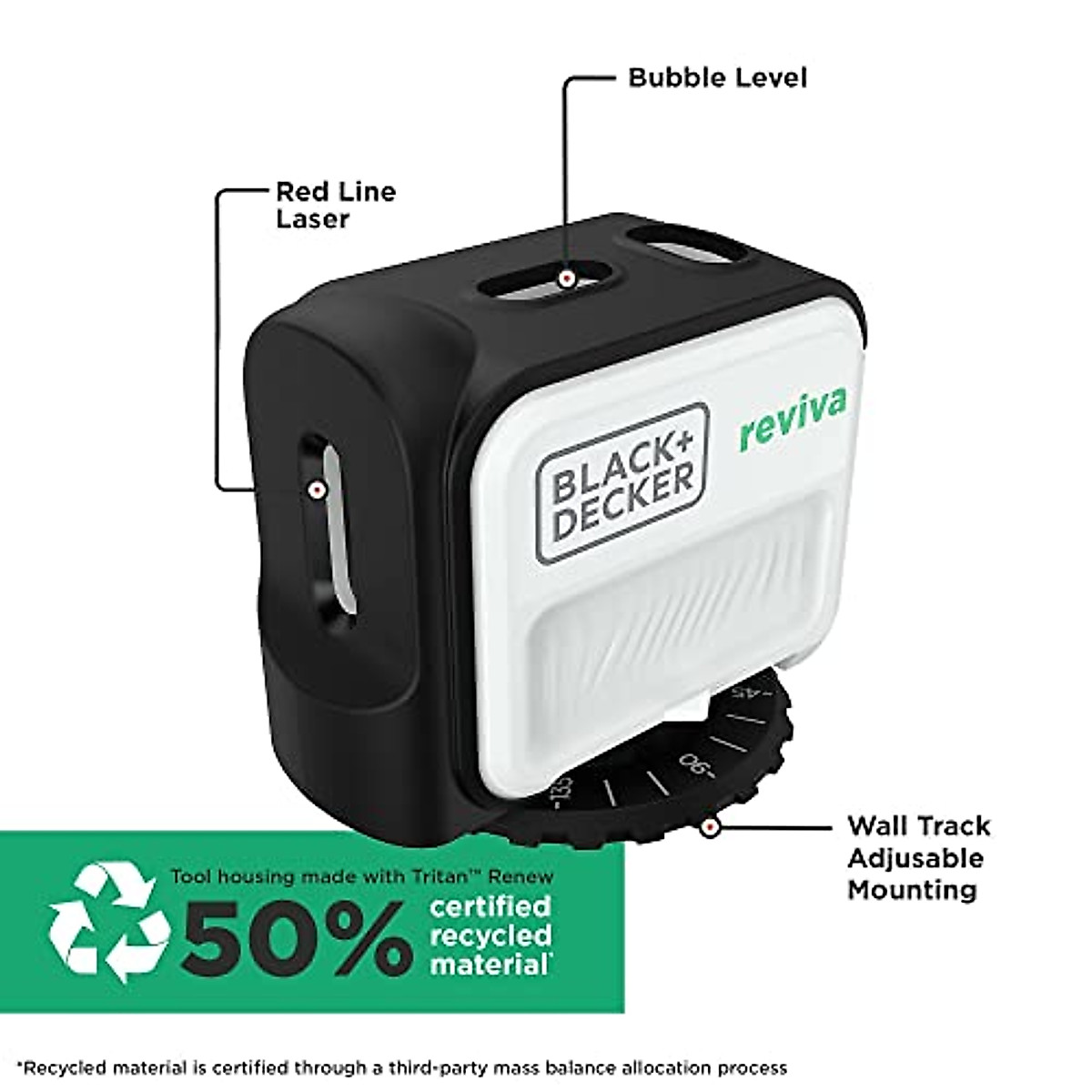BLACK + DECKER REVIVA LINE LASER LEVEL (REVBDLL100)
