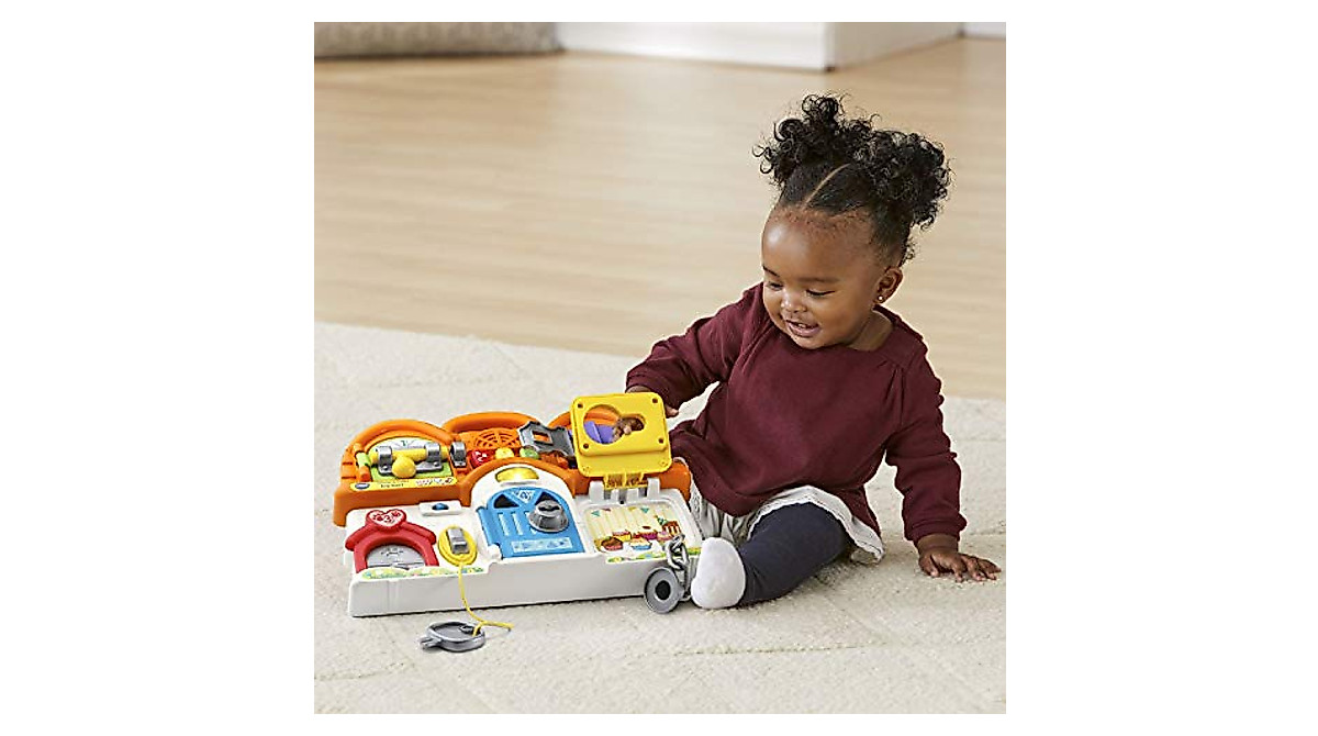 VTech Latches & Doors Busy Board for Toddlers | Fun Learning Toy