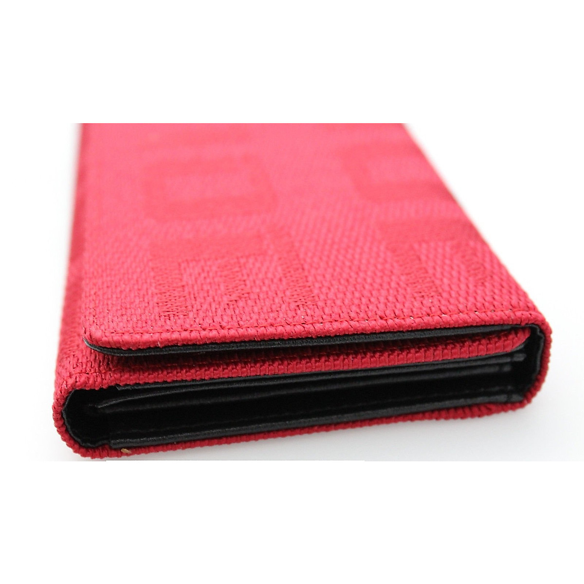 JDM WOMENS BRIDE RACING FABRIC TRIFOLD RED WALLET LEATHER GRADATION FEMALE+Key